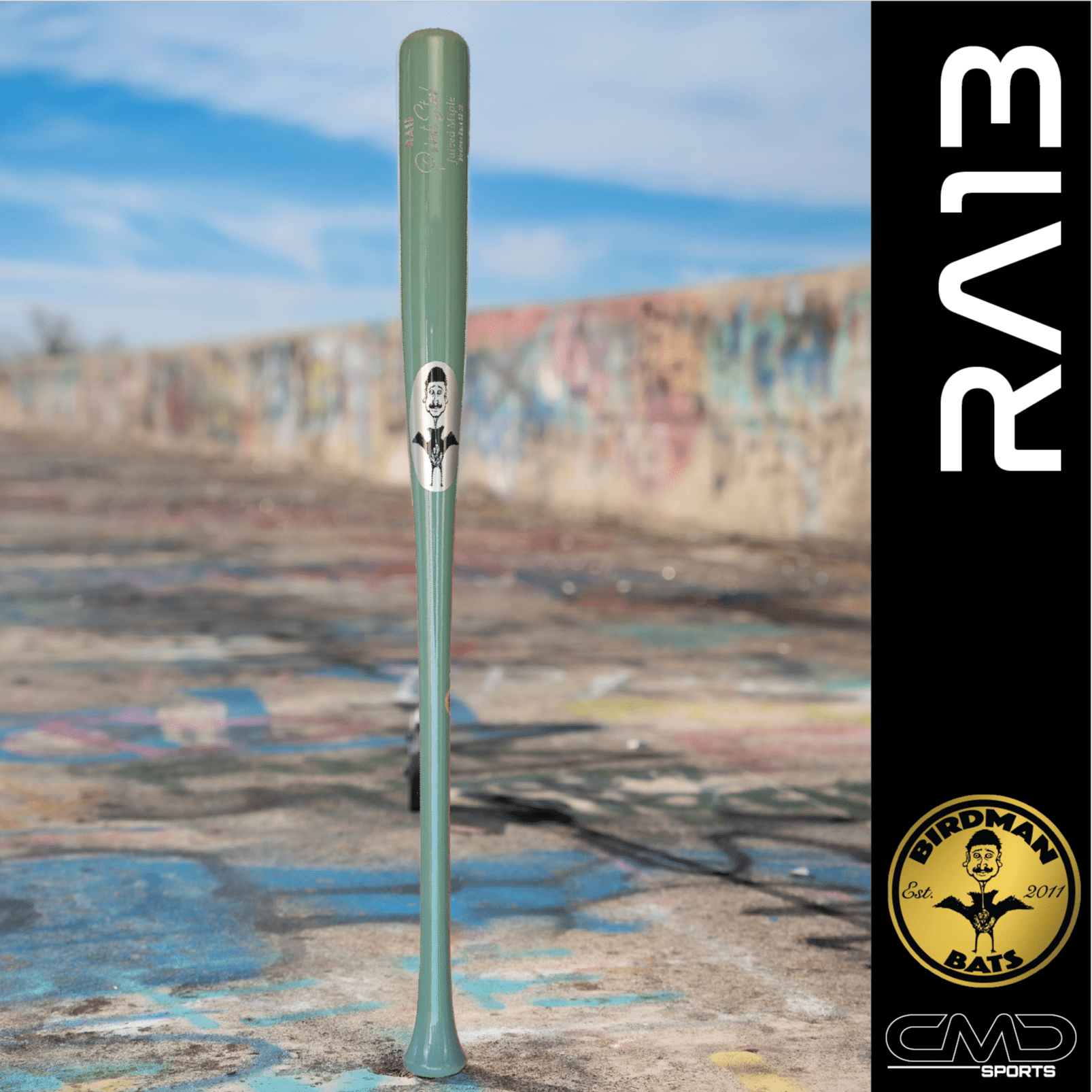 Buy Birdman Bats Juiced Private Stock 'RA13' Maple Baseball Bat - SMOKE ...